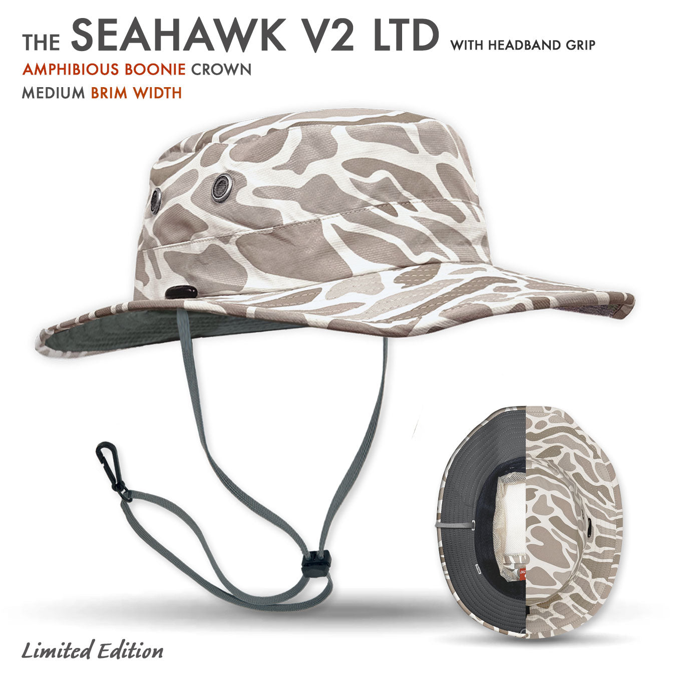 The Shelta Seahawk V2 LTD Sun Hat in Brown Duck – Sheltahats